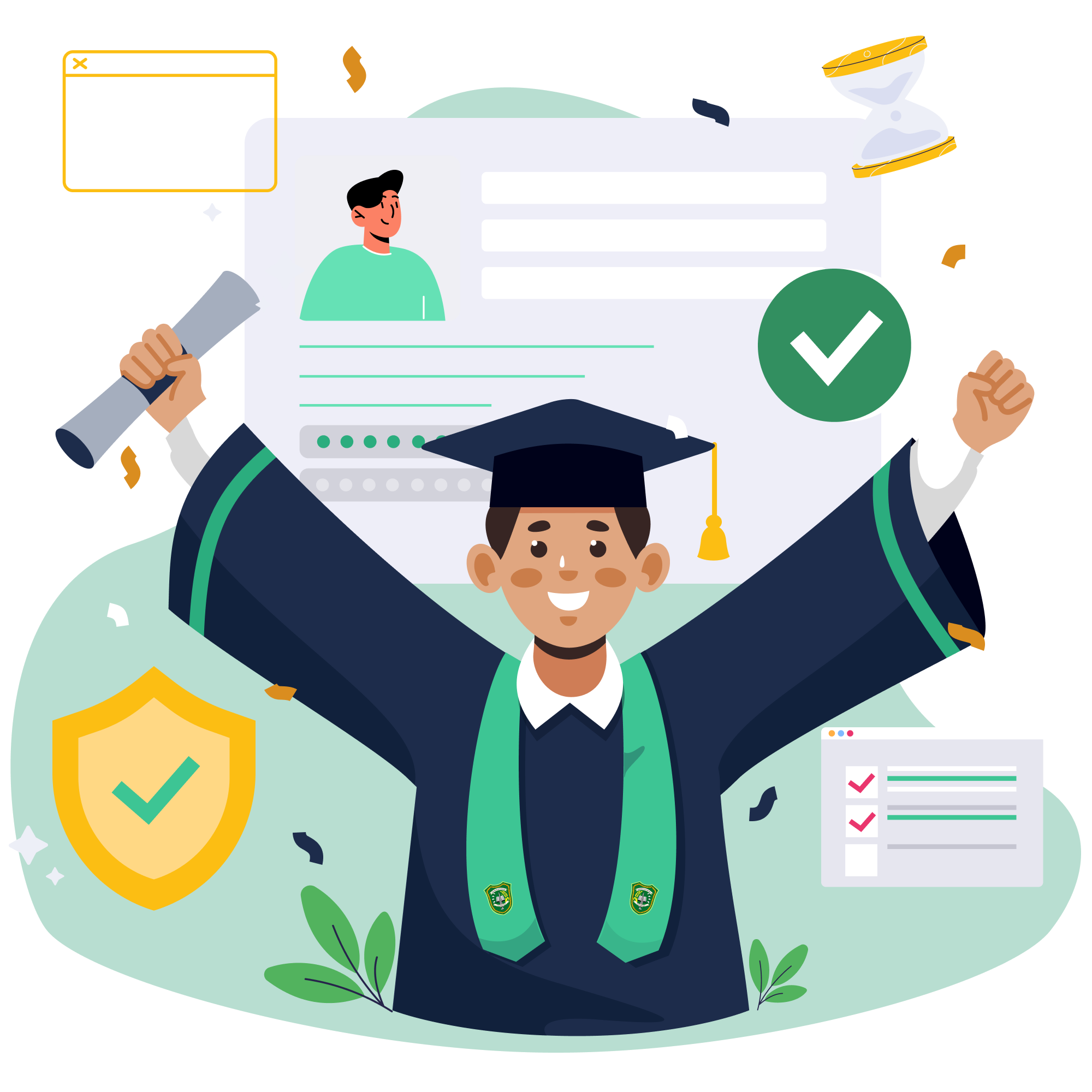 Halaman Login Wisuda